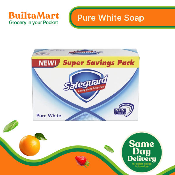 Safeguard Pure White Bar Soap (3 x 160g) | Lazada PH