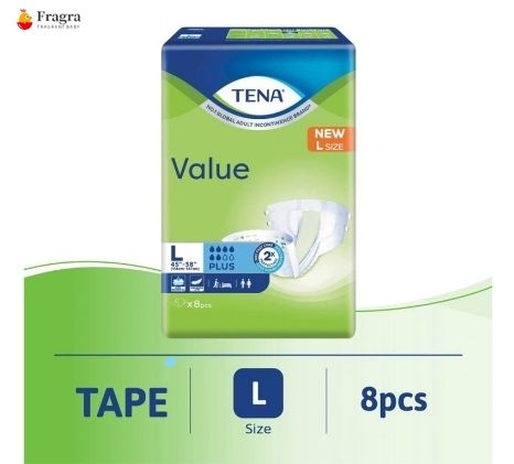 "TENA Value Tape Adult Diapers (1 Pack) - M10, L8, XL8 - Lazada's Choice for Affordable Comfort ...