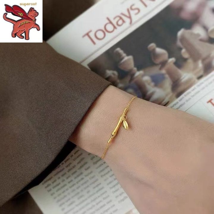 gold 916 original Luxury design of bamboo bracelet women | Lazada