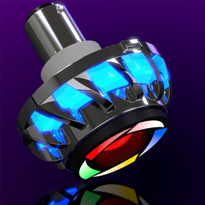 MileRush 1x Universal Motorcycle Tail Angel Eye Eagle Eye LED Brake ...