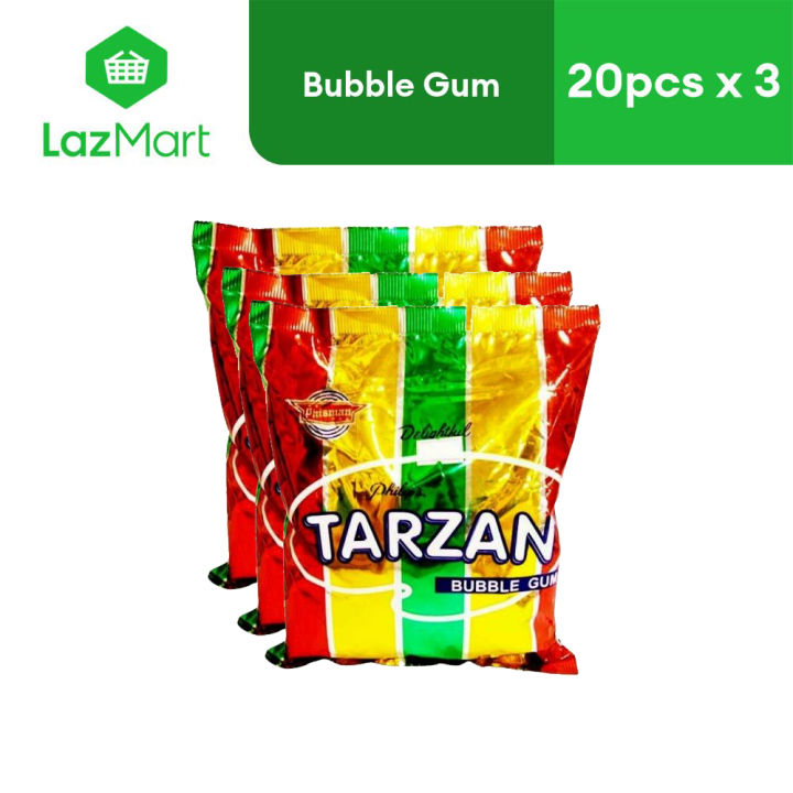Philips Tarzan Bubble Gum 20s x 3 | Lazada PH