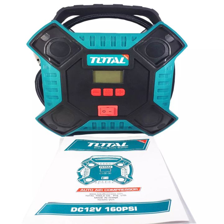 Total Auto Air Compressor (TTAC1601) BEAUTYBOX | Lazada PH