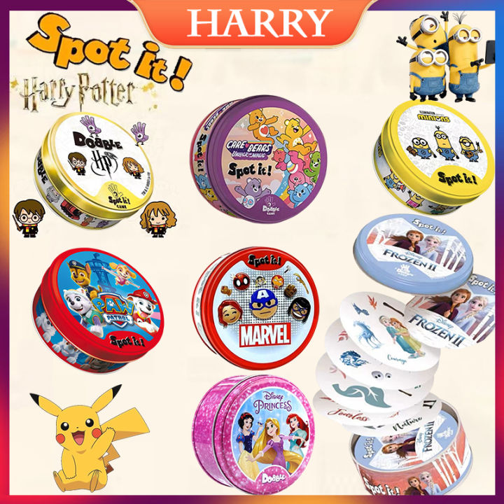Dobble Card Game Spot It Potte เกมกระดาน 2 ถึง 8 ผู้เล่น สําหรับ ...