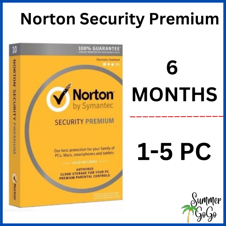 Norton Security Premium 2025 version ( 6 Months | 1-5 PC) Plus Mystery ...