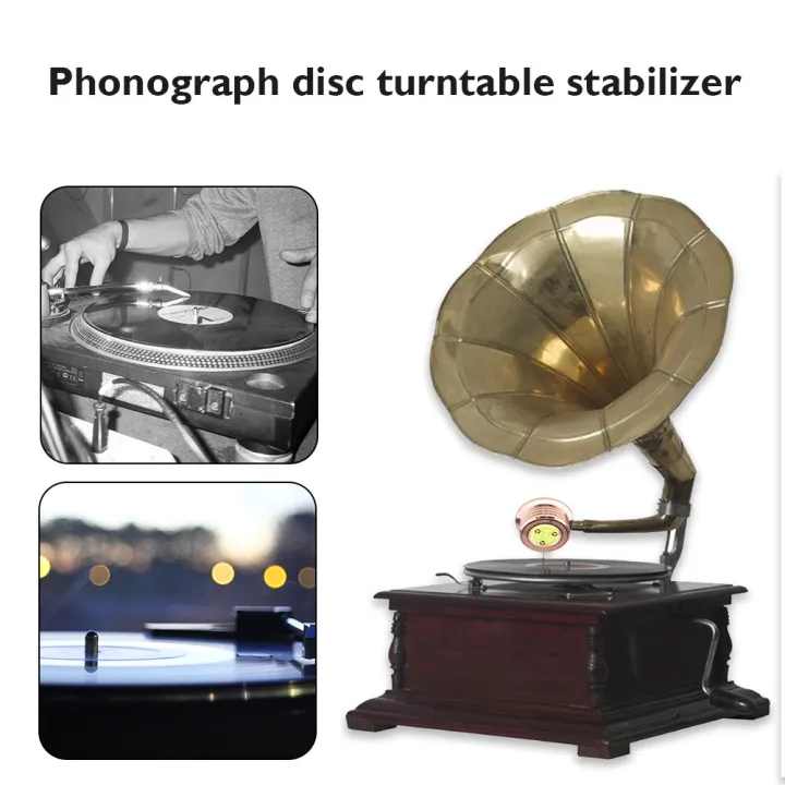 【Sell-Well】 50Hz LP Disc Stabilizer Metal Vinyl Turntable Weight Clamp ...