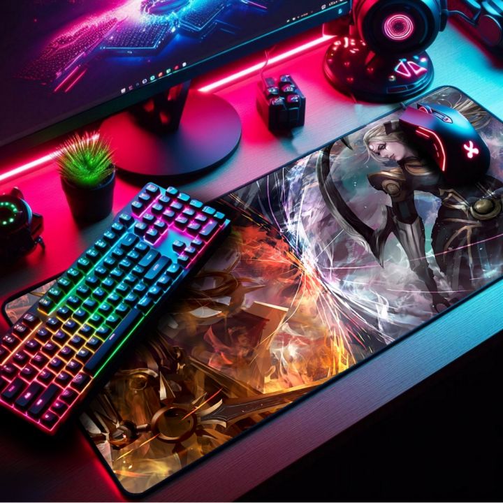 Mouse Pad Gamer Premium Extra Large 120x60cm Cạnh thêu Anime và trò ...