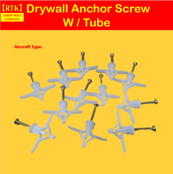 RTK 50PCS Butterfly Screw Expansion Anchor / Aircraft screw | Lazada PH