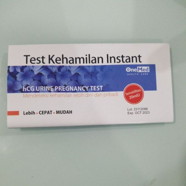 Tes Kehamilan Instan One Med Tes Hamil Strip Lazada Indonesia