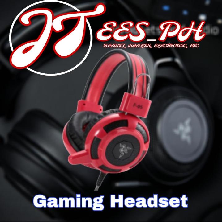 Stereo Gaming Headset with Microphone F-05 | Lazada PH