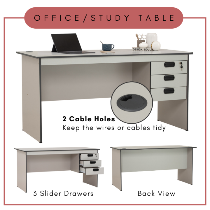 Alora Furniture - ECO 5' Office Table / 150cm Working Desk / Study Desk ...