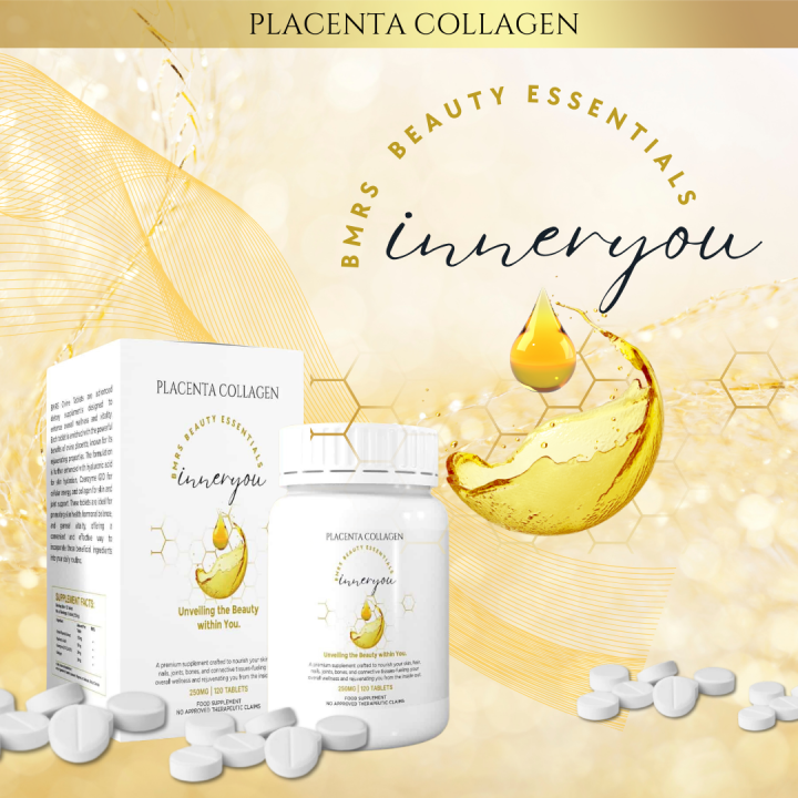ORIGINAL AND EFFECTIVE BMRS PLACENTA COLLAGEN INNER YOU TABLETS ( 120 ...