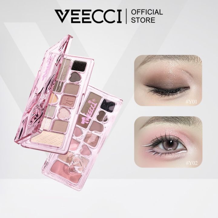 Veecci Eye Shadow Board 11 LED Ngọc Trai Đèn pin đa chức năng màu sắc phát triển, bền và dễ dàng ...