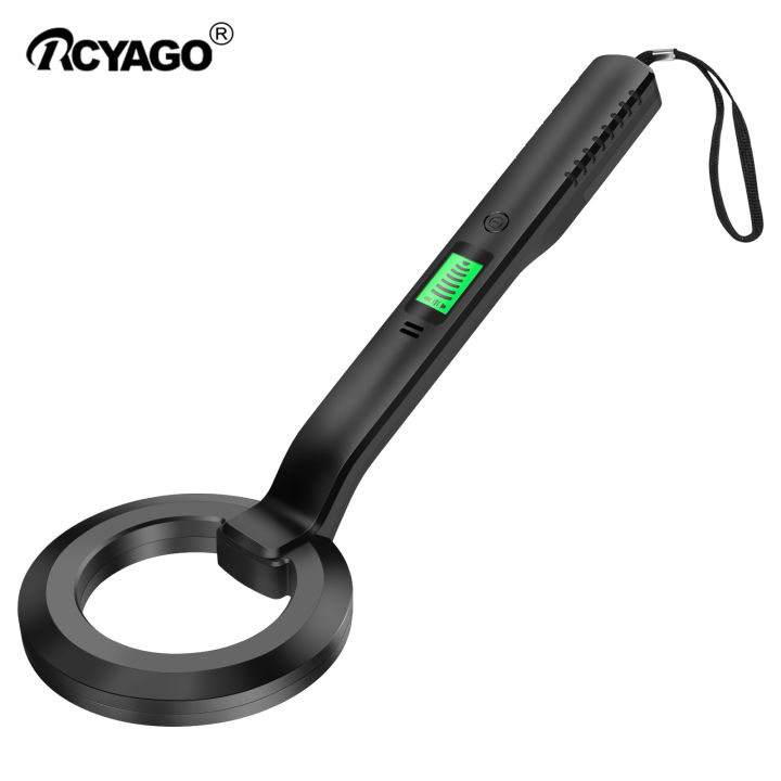 Handheld metal detector High sensitivity non-folding detector Outdoor ...