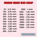 SENAR LAYANGAN CAP IKAN KAKAP UKURAN 1500-10.000 SUPER BESAR | Lazada ...