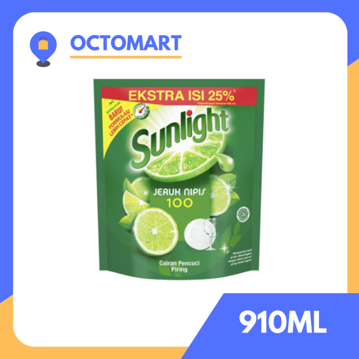 SUNLIGHT Cairan Pencuci Piring 910ML Cuci Piring 910 ML Jeruk Nipis | Lazada Indonesia