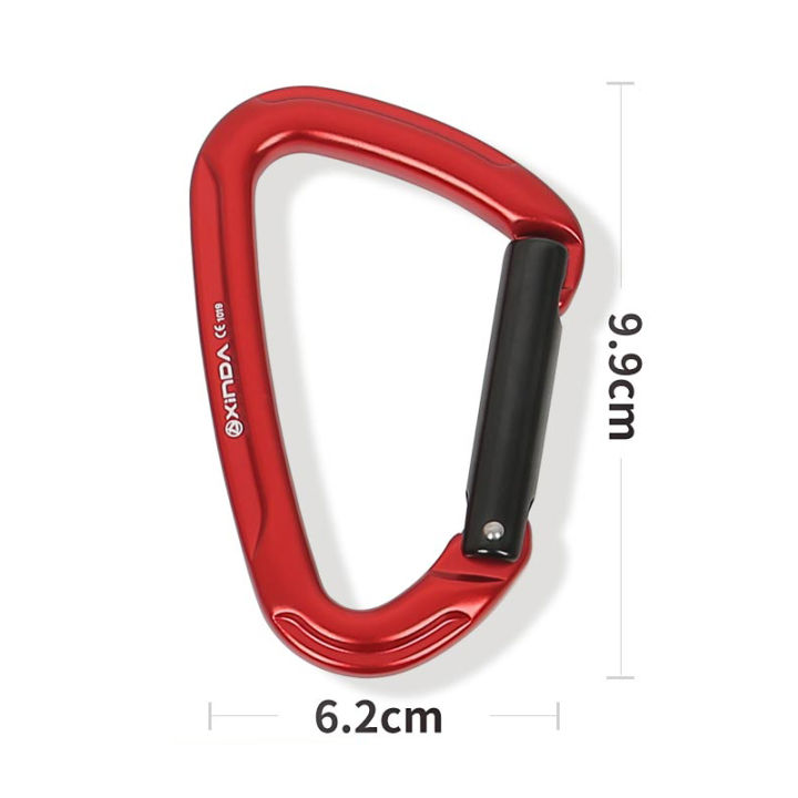 XINDA Outdoor Quickdraw Spring-loaded Gate Rock Climbing Straight Bent ...