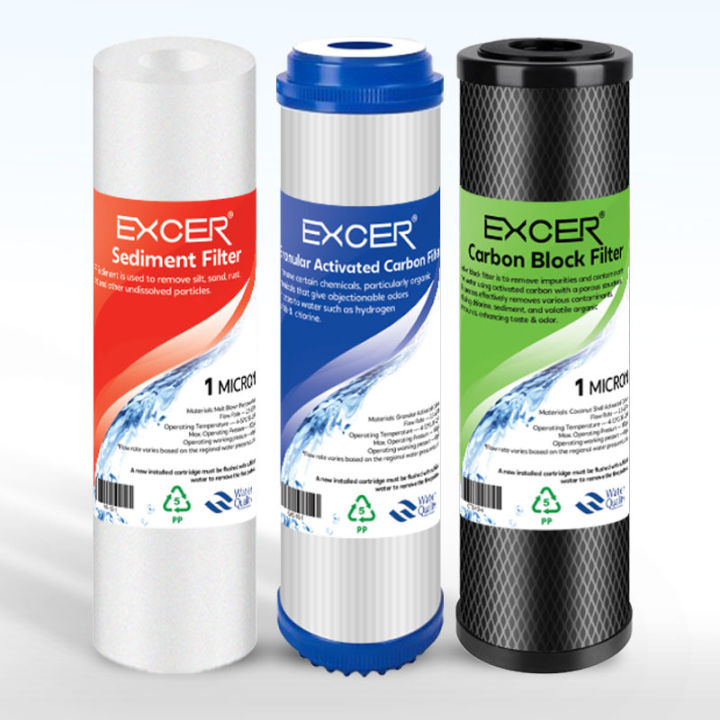 3 Stages Filter 10" Slim Type Alkaline/ Mineral/ Carbon Replacement ...