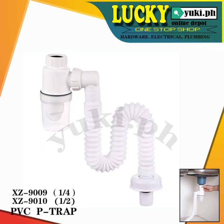PVC FLEXIBLE HOSE P-TRAP ( 1 1/4 & 1 1/2 ) | Lazada PH