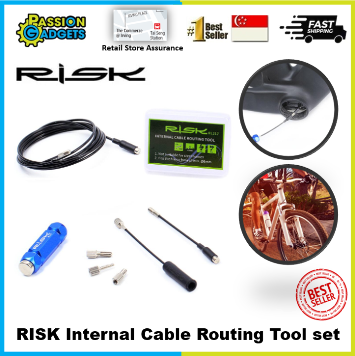 RISK bike internal cabling tool set magnet Inner Cable Guide | Lazada ...