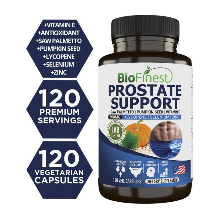 Biofinest Prostate Support Men Saw Palmetto Lycopene Pumpkin Seed