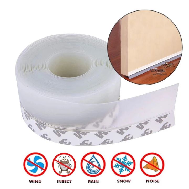 5M Self Adhesive Door Windshield Sealing Tape Door Bottom Seal Strip ...