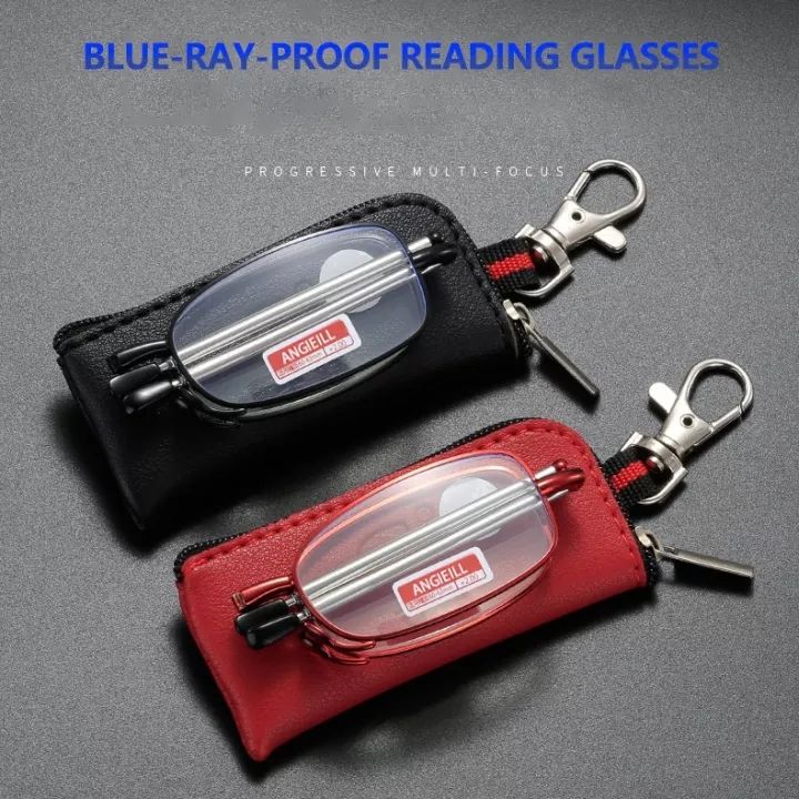 OYKI anti-blue light reading glasses foldable Men and women anti ...