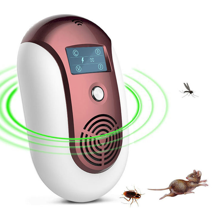 NANWEI Plug-in Ultrasonic Pest Repellent Portable Electric Mosquito Rat ...