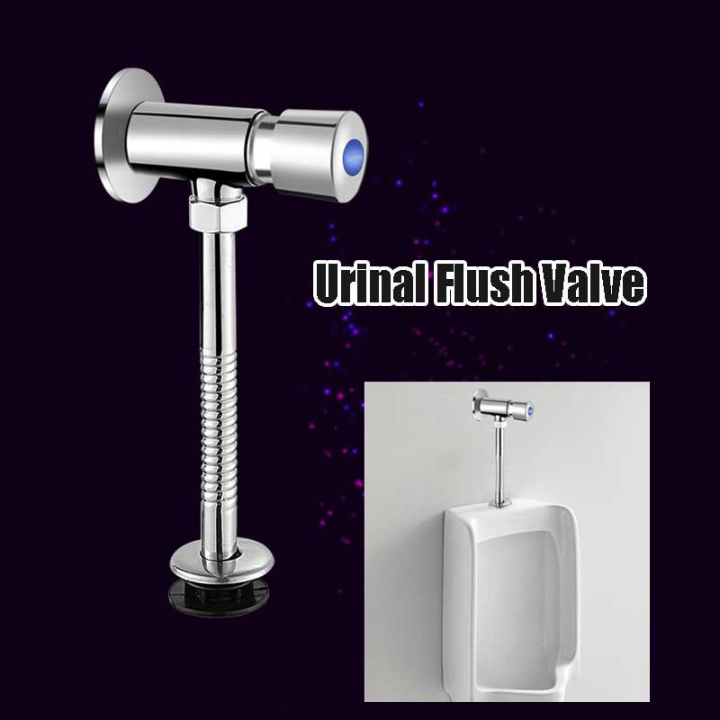 Sincecu Toilet Flush Valve Mannual Time Delay Flush Urine Valve Push ...