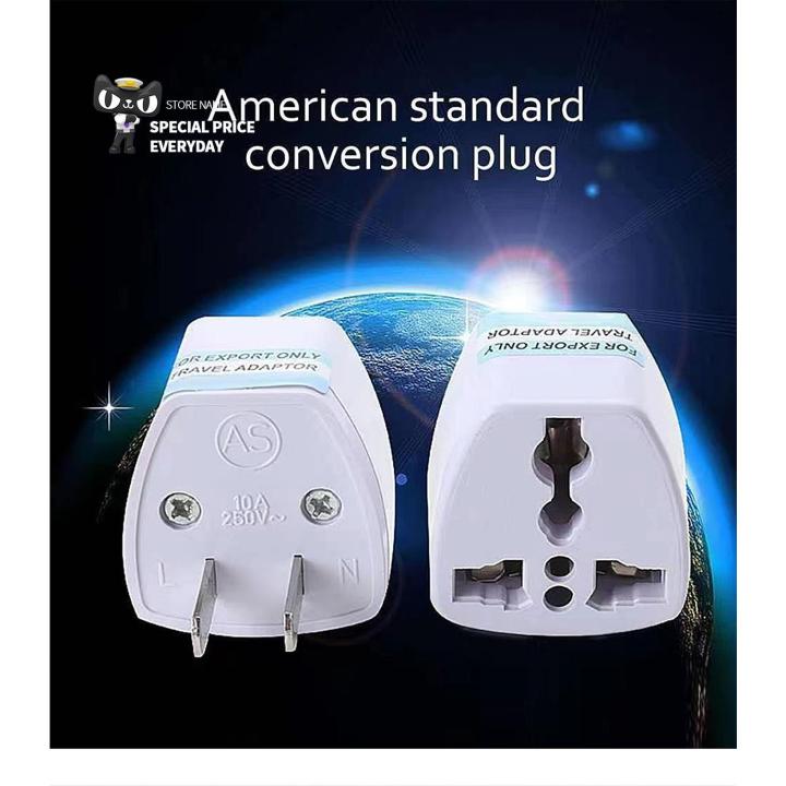 Universal Socket Adapter Travel Power Plug Two-pin To Three-hole ...