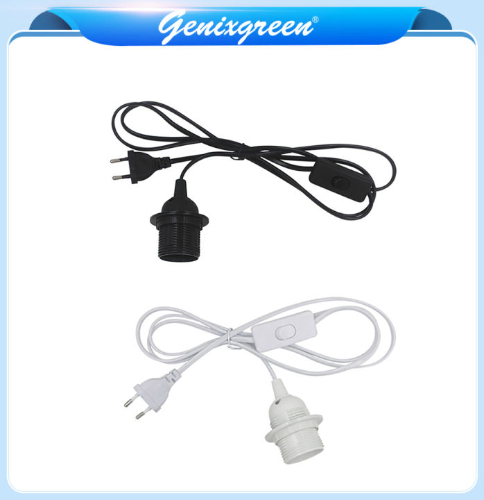 E27 Lamp Bases 1.8M Power Cord Cable Full Teeth EU Fixture On/Off ... E27 Lamp Bases 1.8M Power Cord Cable Full Teeth EU Fixture On/Off ...