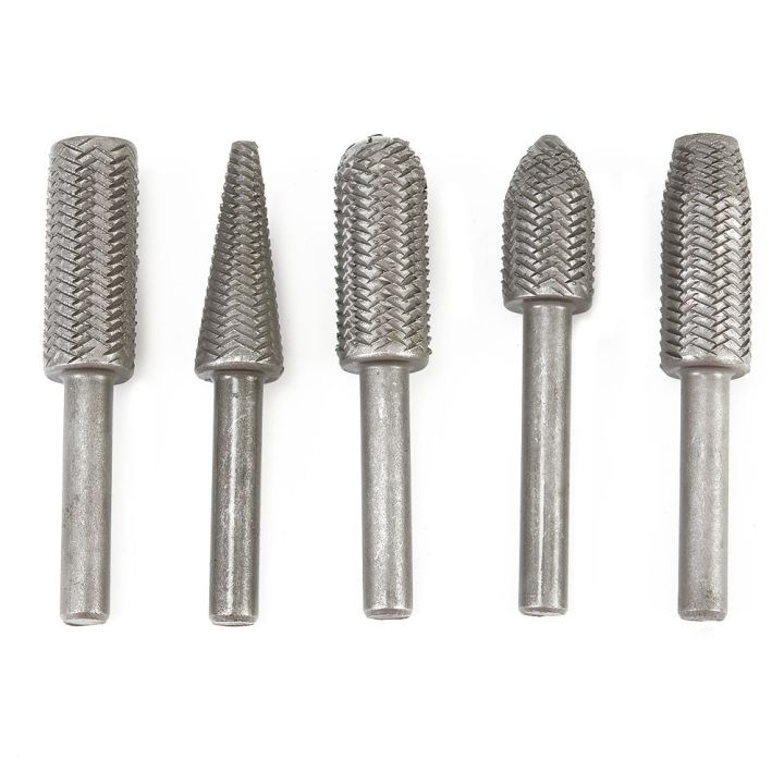 Unnicoco 5x/set Metal Cutter Drill Bits Rotary Bits Rasp For Steel ...