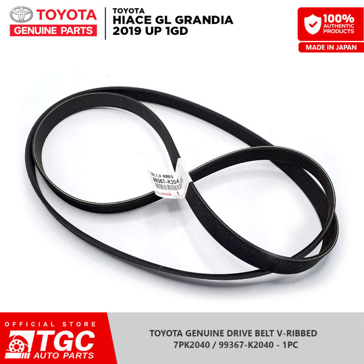 Toyota Genuine Drive Belt V-Ribbed for Toyota HIACE GL Grandia 2019 up ...
