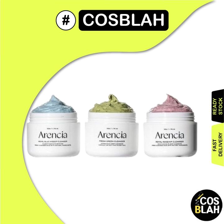 ARENCIA Cleanser 120g - Special Set(Mini Cleanser included) / 3 Types ...