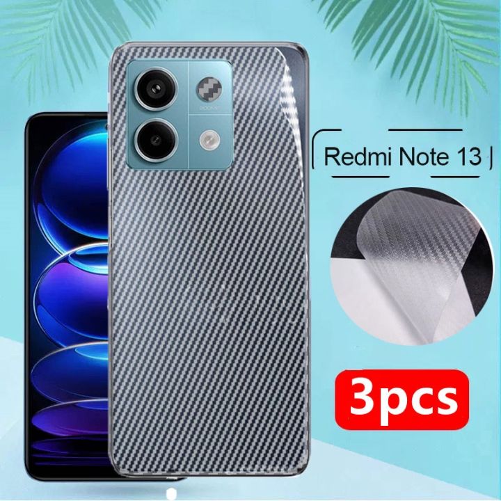 Matte Back Film For Redmi Note 13 pro plus 5G Note13 13pro+ Carbon ...