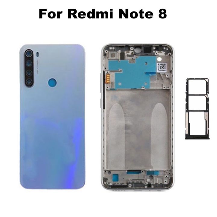 Full Housing For Xiaomi Redmi Note 8 Back Battery Cover Rear Case ...