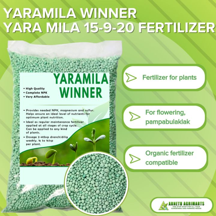 WINNER ( NPK 15-9-20 ) - PAMBULAKLAK FERTILIZER FOR PLANTS FOR BLOOMING ...