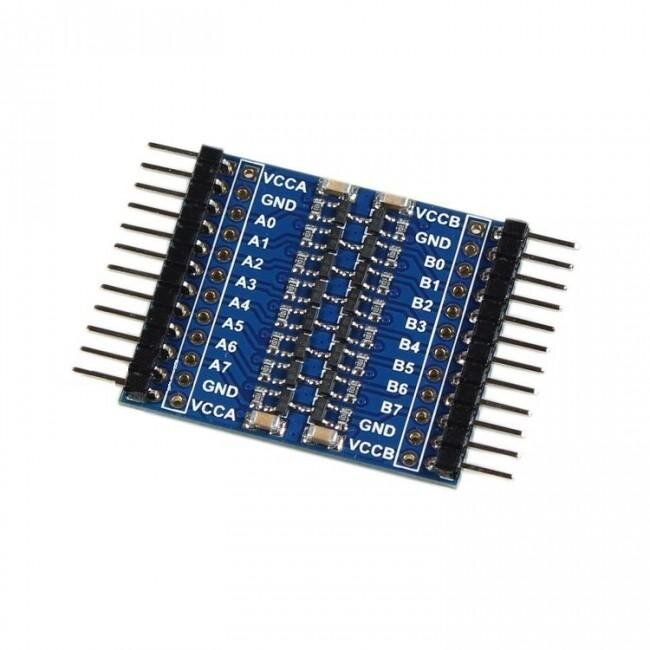 โมดูลแปลงระดับสัญญาณ 8 ช่อง สองทิศทาง level shifter 8-Channel 5V/3.3V IIC UART SPI TTL Logic ...