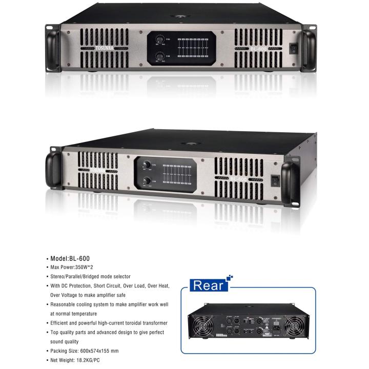 TOSUNRA BL-600 PURE COPPER POWER AMPLIFIER 350W*2 | Lazada PH