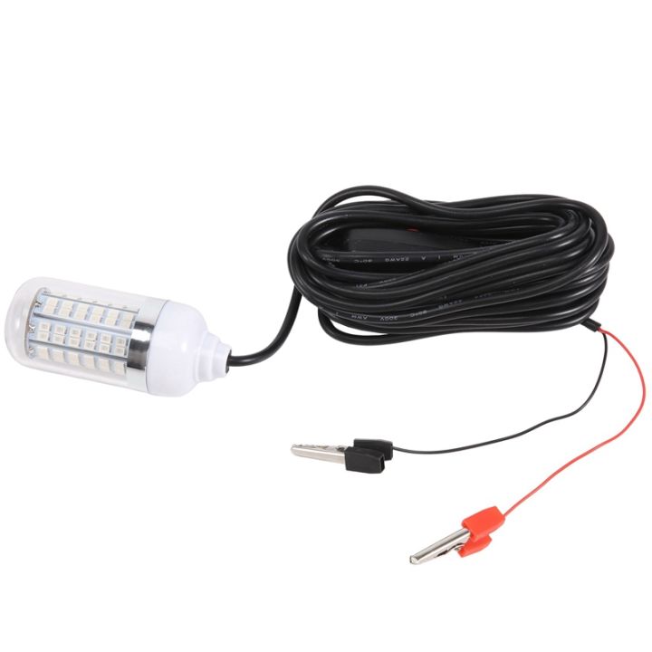 12V LED Green Underwater Submersible Night Fishing Light Crappie Squid ...