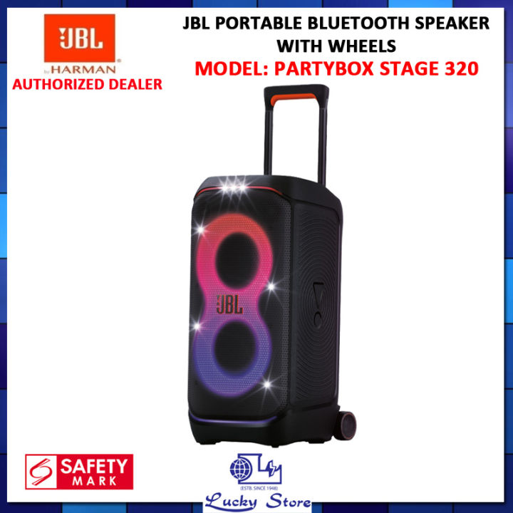 (bulky) JBL PARTYBOX STAGE 320 PORTABLE BLUETOOTH SPEAKER, SPLASH PROOF ...