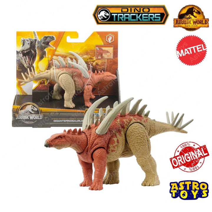 Jurassic World Strike Attack Gigantspinosaurus Mainan Anak Dinosaurus ...