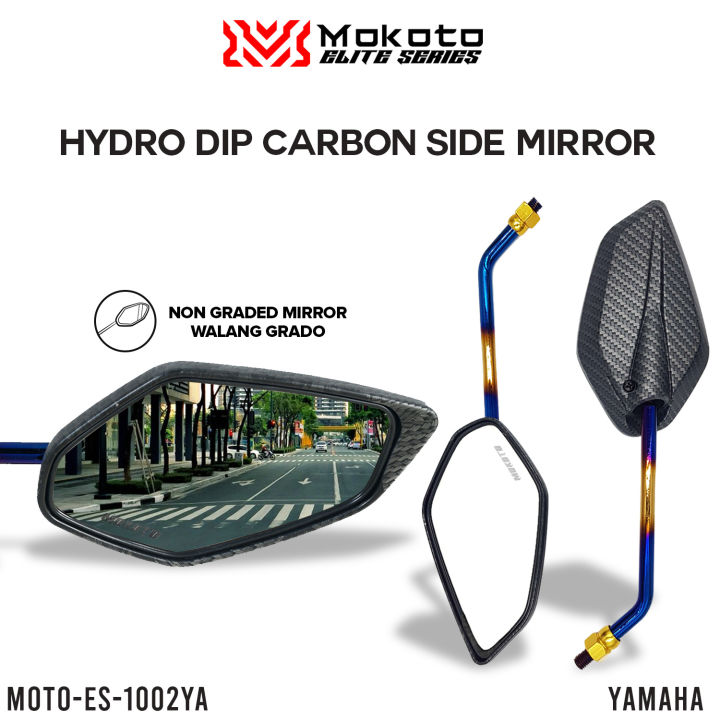 MOKOTO ELITE SERIES CARBON TITANIUM SIDE MIRROR NON GRADED MIRROR FOR ...