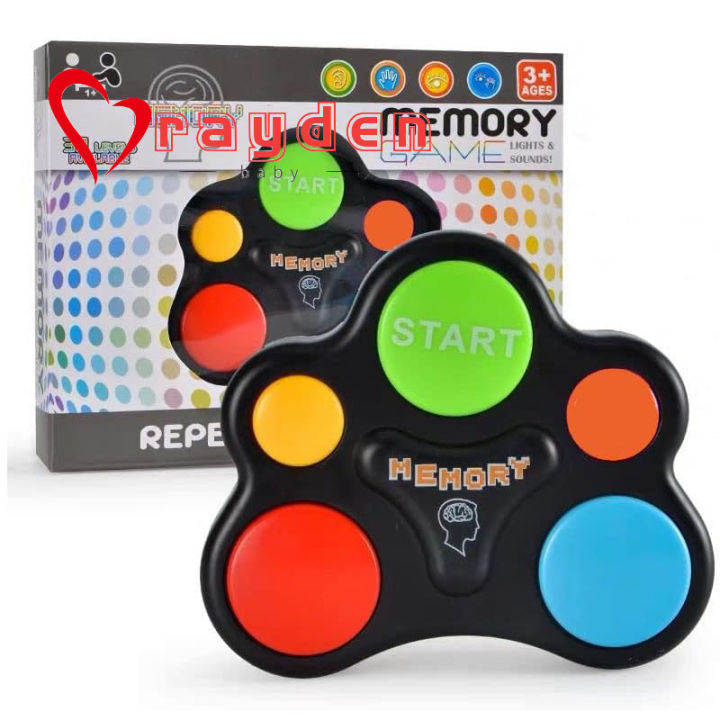 Light Up Memory Game Handheld Electronic Toys Color Memorizing Classic ...