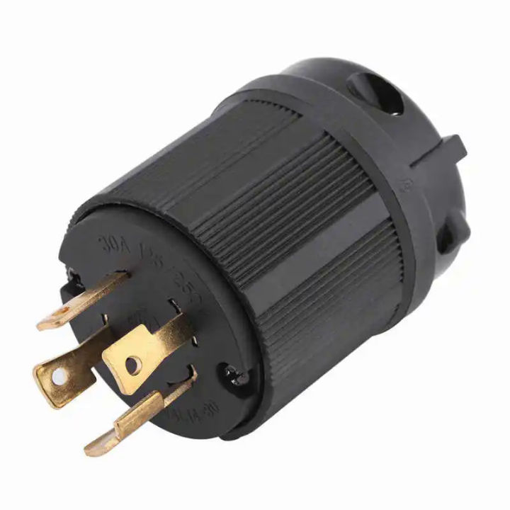 NEMA L14-30P 30A 125V-250V 4 Wire Twist Lock Electrical Plug Connector ...