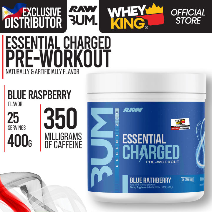 RAW Bum Essentials l ESSENTIAL CHARGED Preworkout | Lazada PH