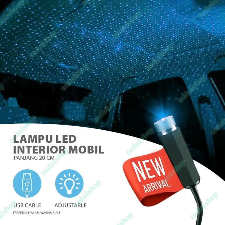lampu interior mobil / Lampu LED Atap interior Mobil / Lampu Bintang ...