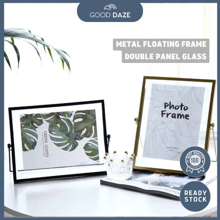 【GOOD DAZE】Clear Acrylic Photo Frame| Floating Acrylic Frame 简约立体玻璃相框| 照片摆设装饰| Bingkai Terapung ...