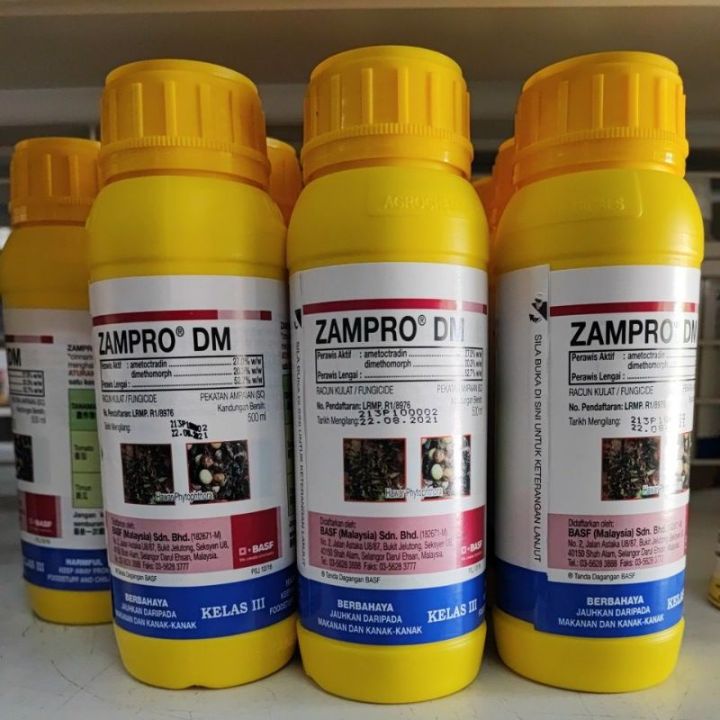 Zampro DM Fungicide BASF 500ml Khas untuk Downy dan Bintik Daun serta ...