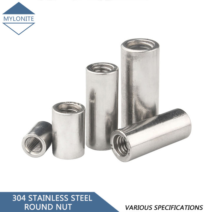 M2 M 2.5 M3 M4 M5 M6 M8 M10 304 Stainless Steel Round Coupling Nuts ...