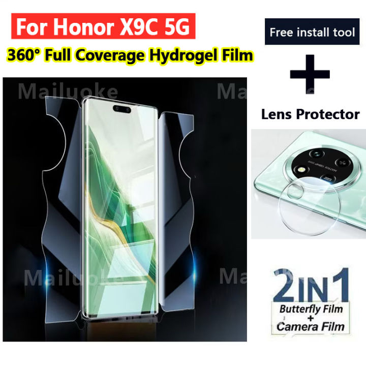 For Honor X9C 5G Hydrogel film Screen Protector 360° All-in-one Full ...